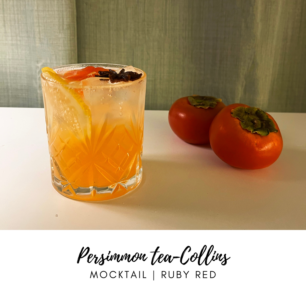 Persimmon Tea-Collins Mocktail – Teawala